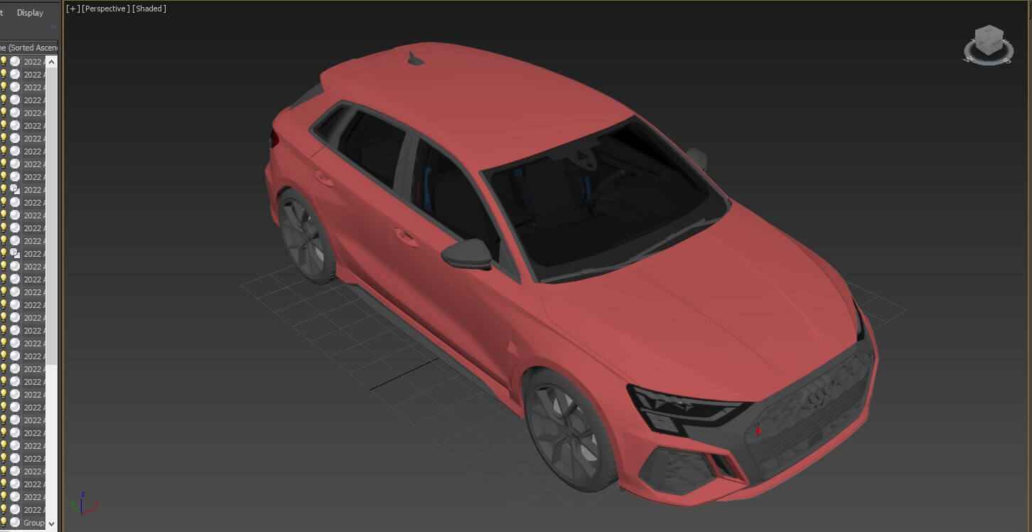 Audi RS3 Sportback 2022 - 3D Model by AlphaGroup