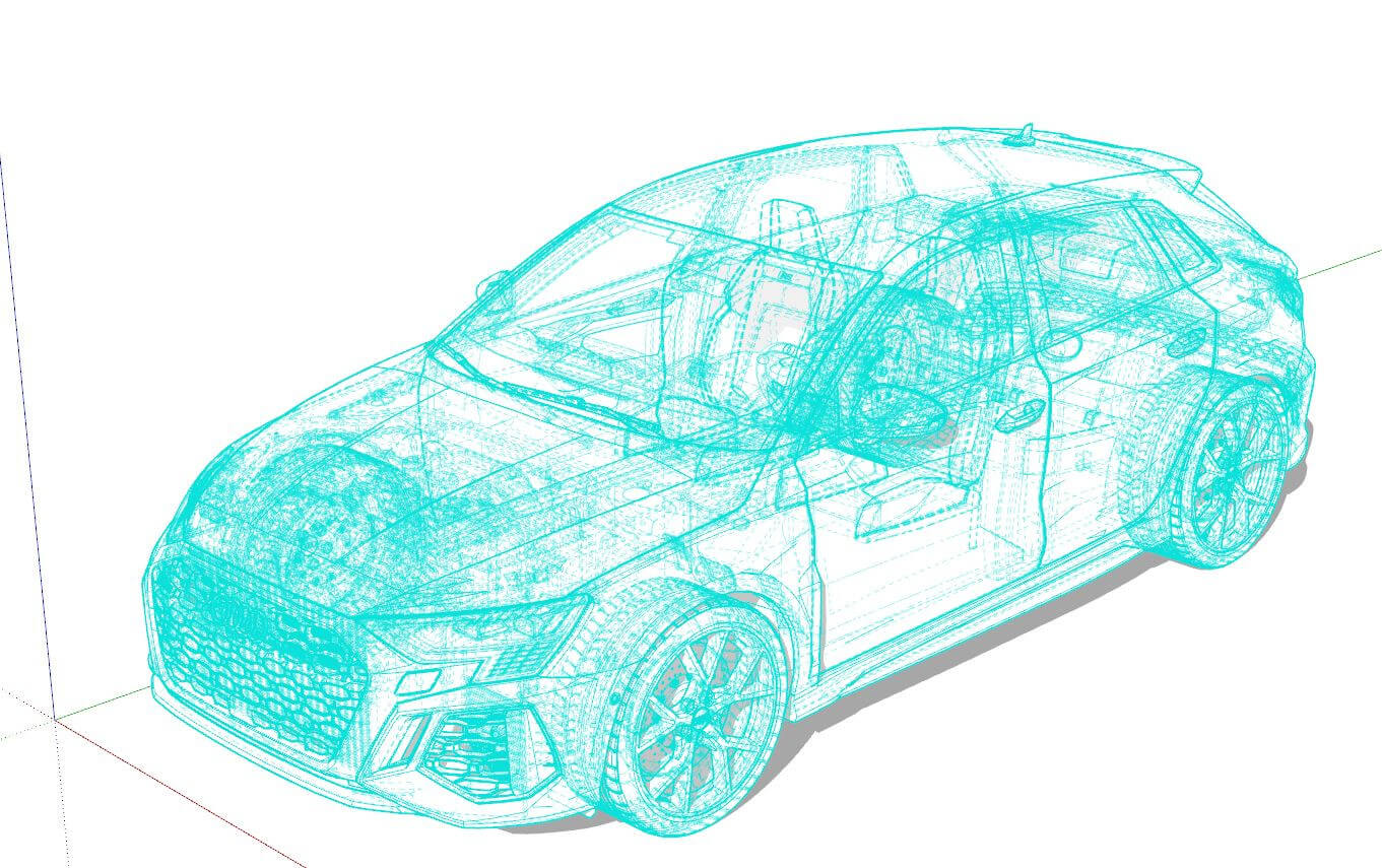 Audi RS3 Sportback 2022 - 3D Model by AlphaGroup