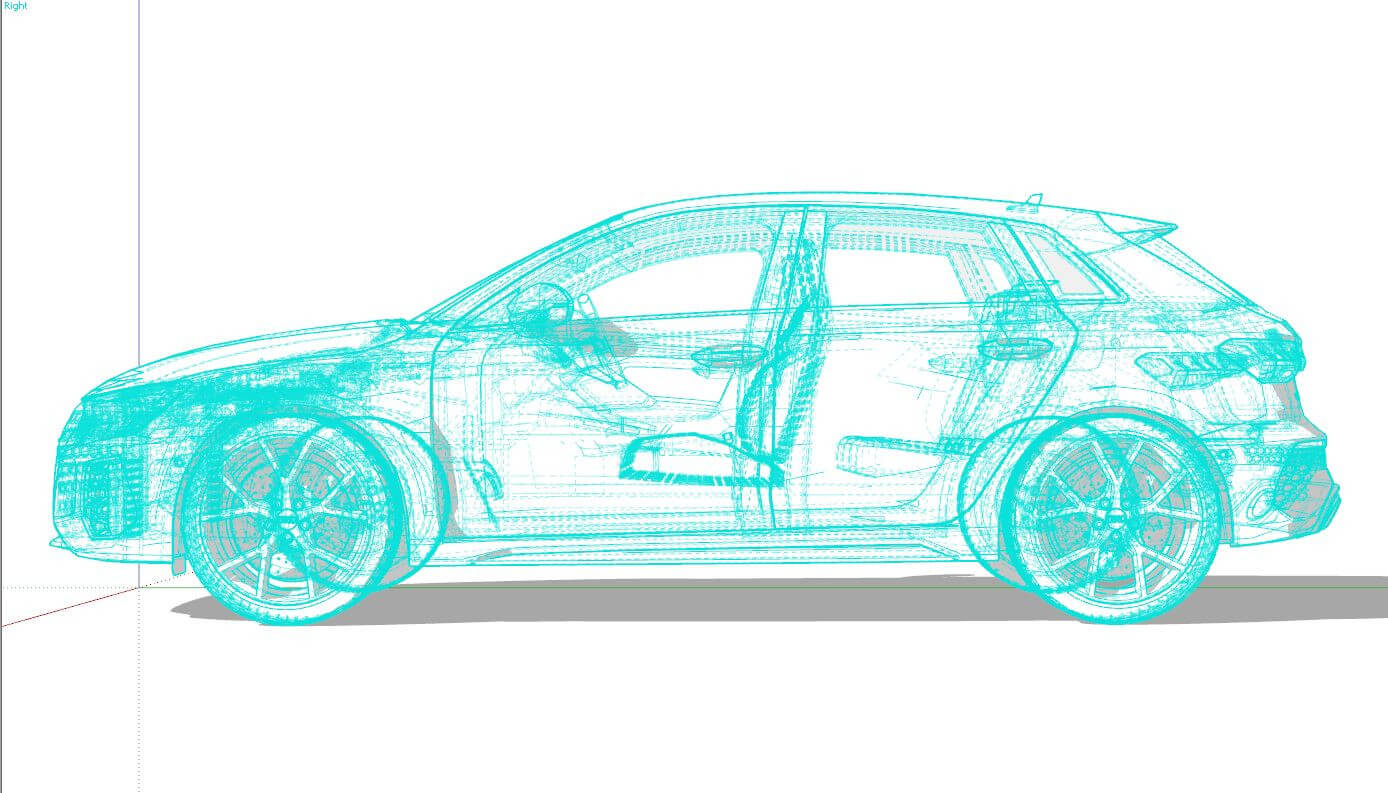 Audi RS3 Sportback 2022 - 3D Model by AlphaGroup