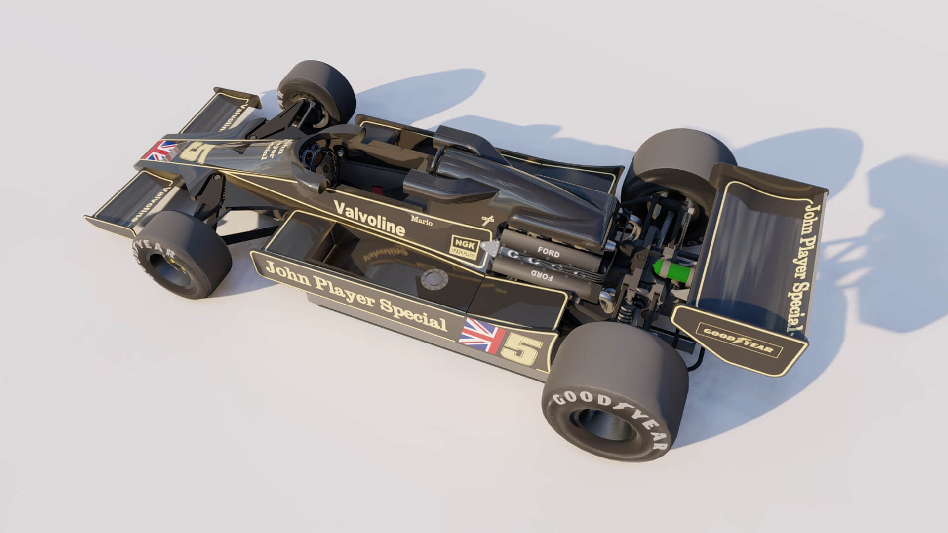 Ayrton Senna Lotus 98T - 3D Model by AlphaGroup