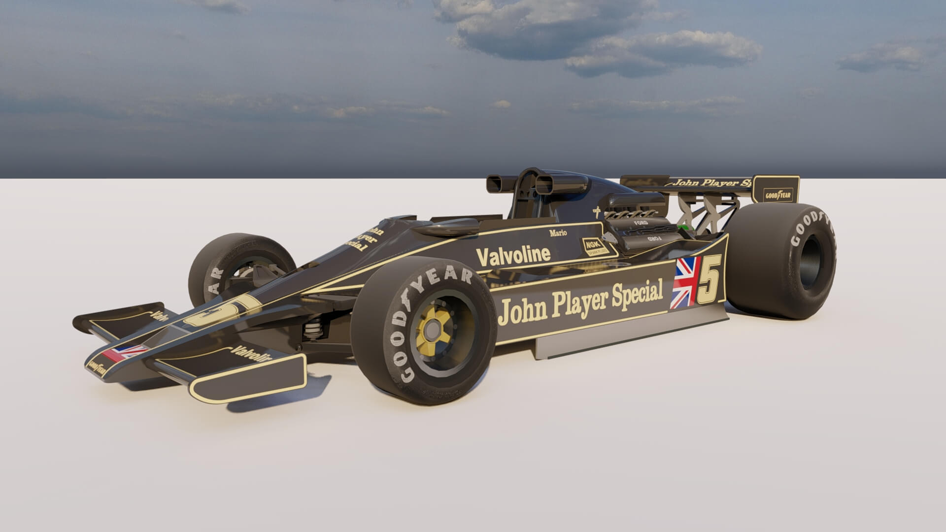 Ayrton Senna Lotus 98T - 3D Model by AlphaGroup