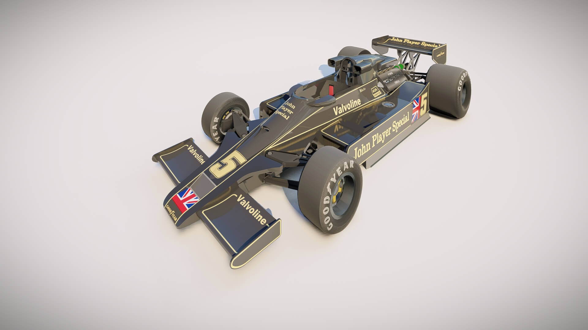 Ayrton Senna Lotus 98T - 3D Model by AlphaGroup
