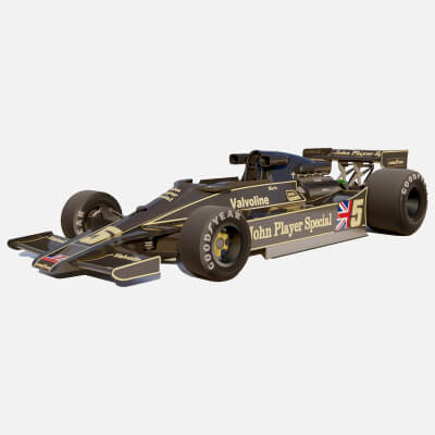 Ayrton Senna Lotus 98T - 3D Model by AlphaGroup