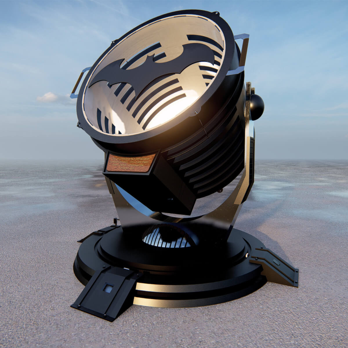 Batman Light Signal - 3D Model by AlphaGroup