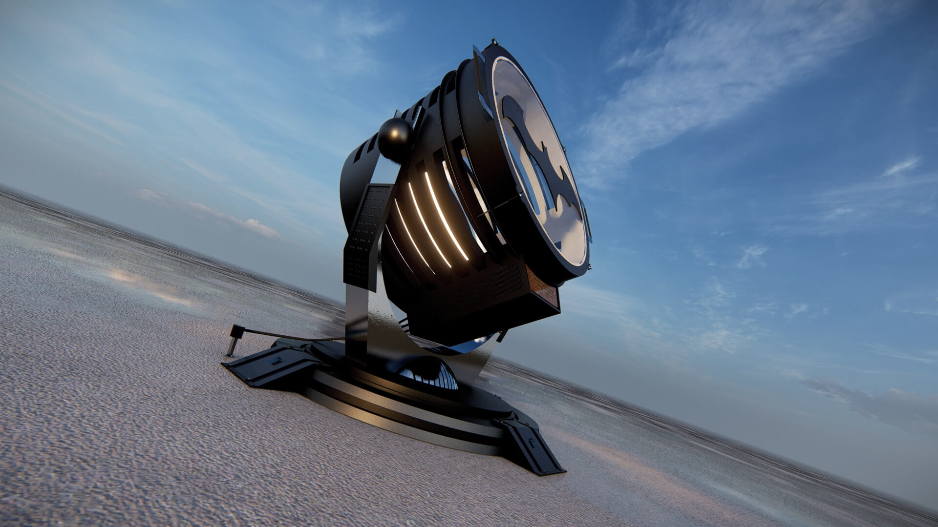 Batman Light Signal - 3D Model by AlphaGroup