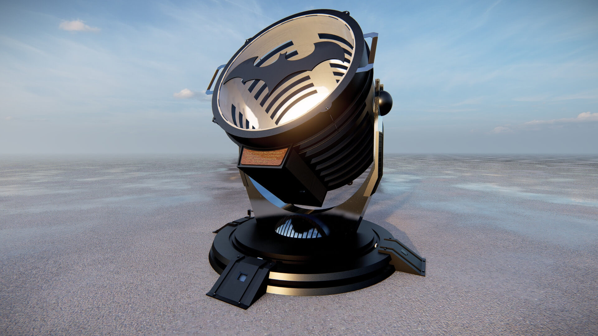 Batman Light Signal - 3D Model by AlphaGroup