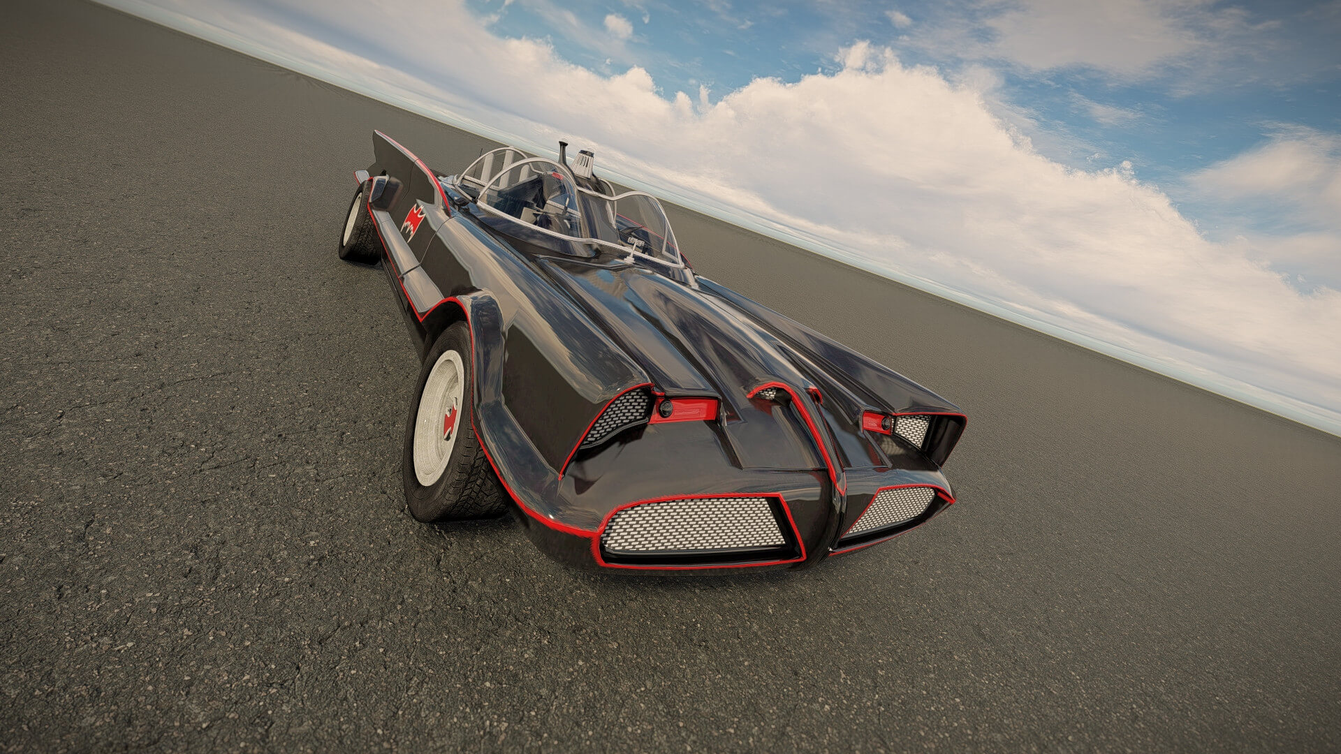 Batmobile 1966 - 3D Model by AlphaGroup