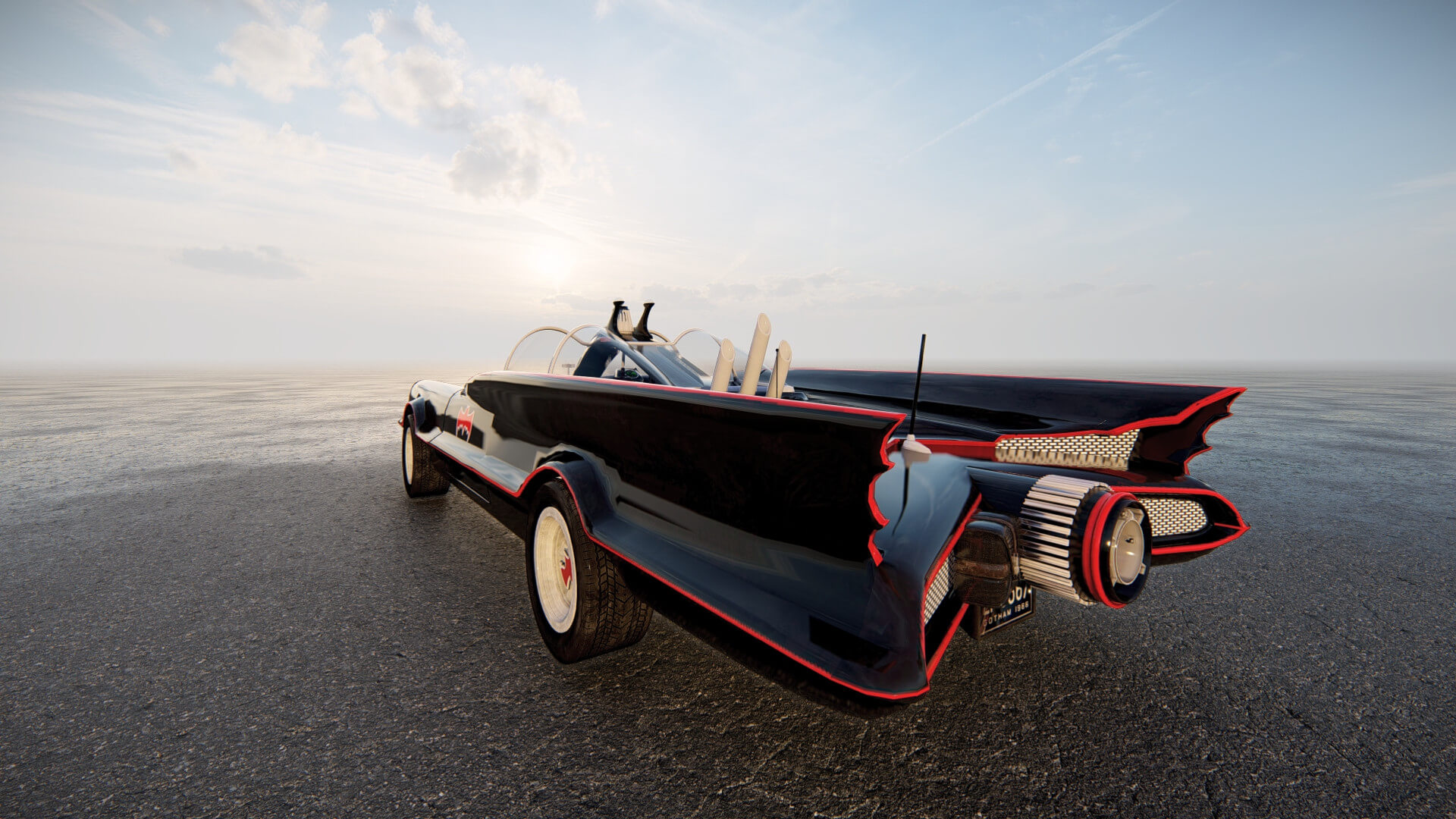 Batmobile 1966 - 3D Model by AlphaGroup