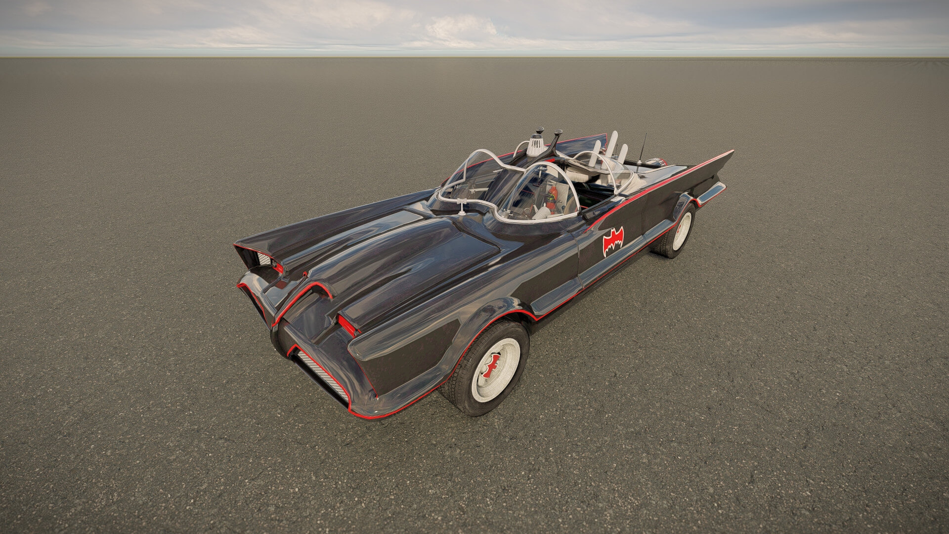 Batmobile 1966 - 3D Model by AlphaGroup