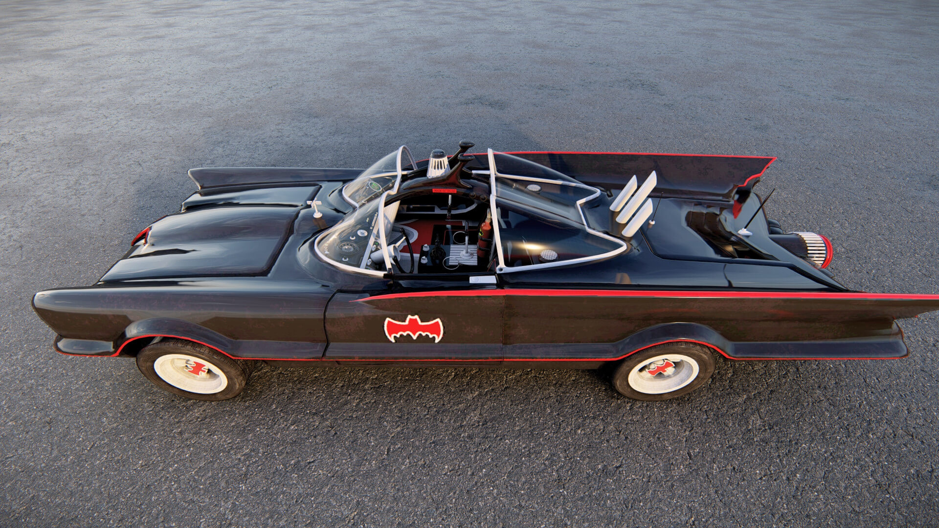 Batmobile 1966 - 3D Model by AlphaGroup