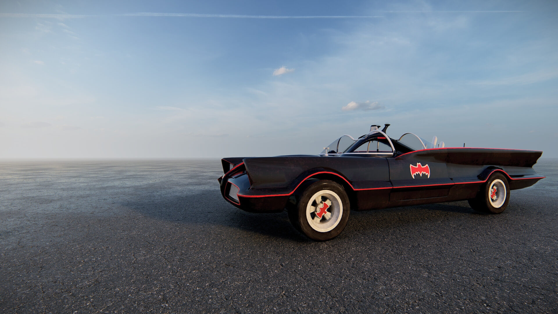 Batmobile 1966 - 3D Model by AlphaGroup