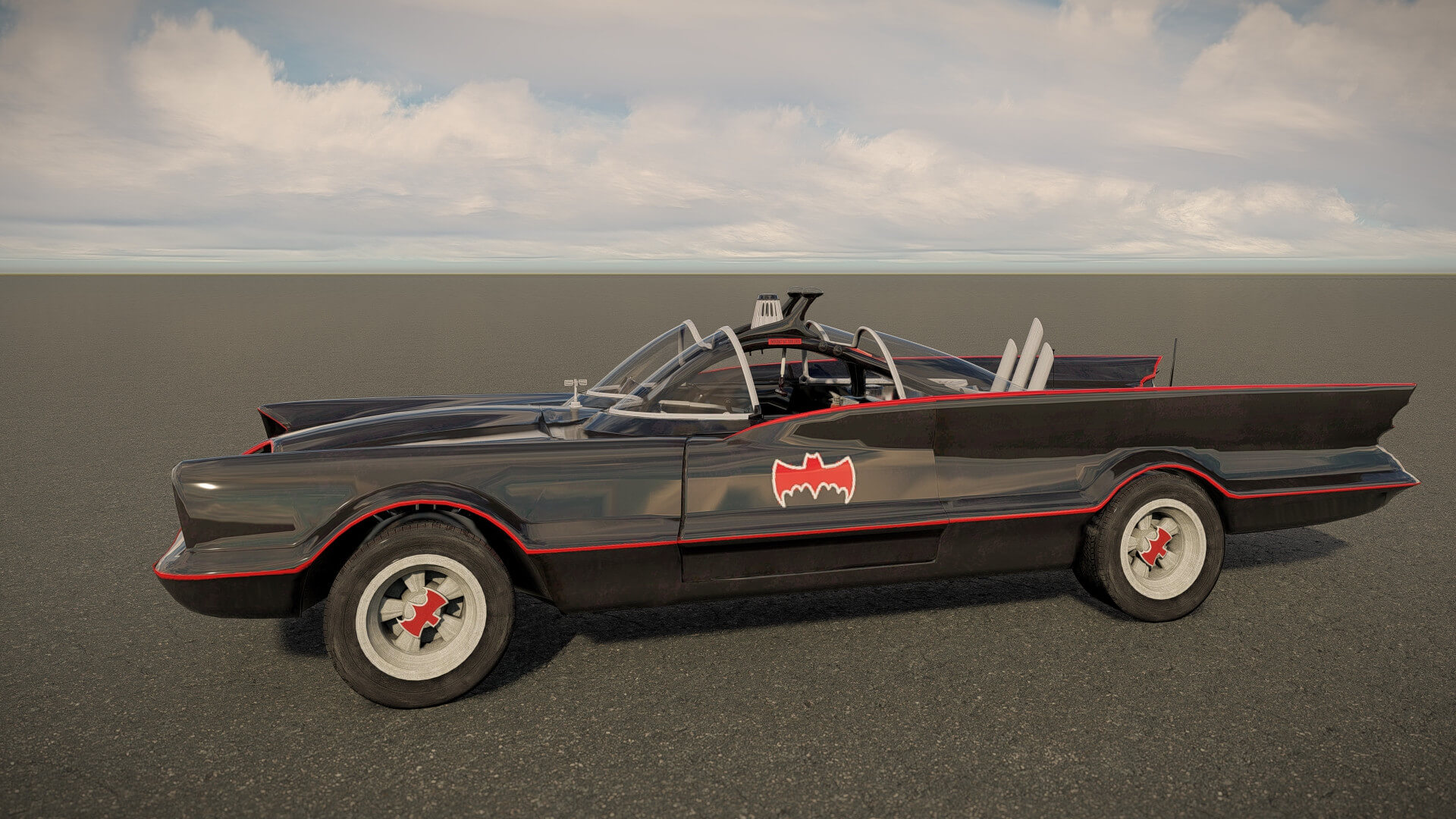 Batmobile 1966 - 3D Model by AlphaGroup