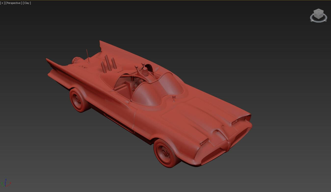 Batmobile 1966 - 3D Model by AlphaGroup