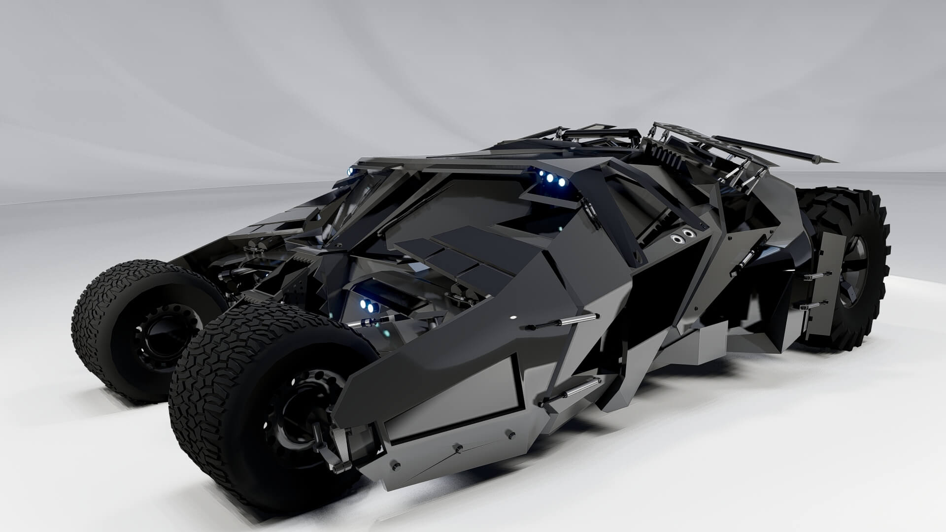 Batmobile 2005 - 3D Model by AlphaGroup