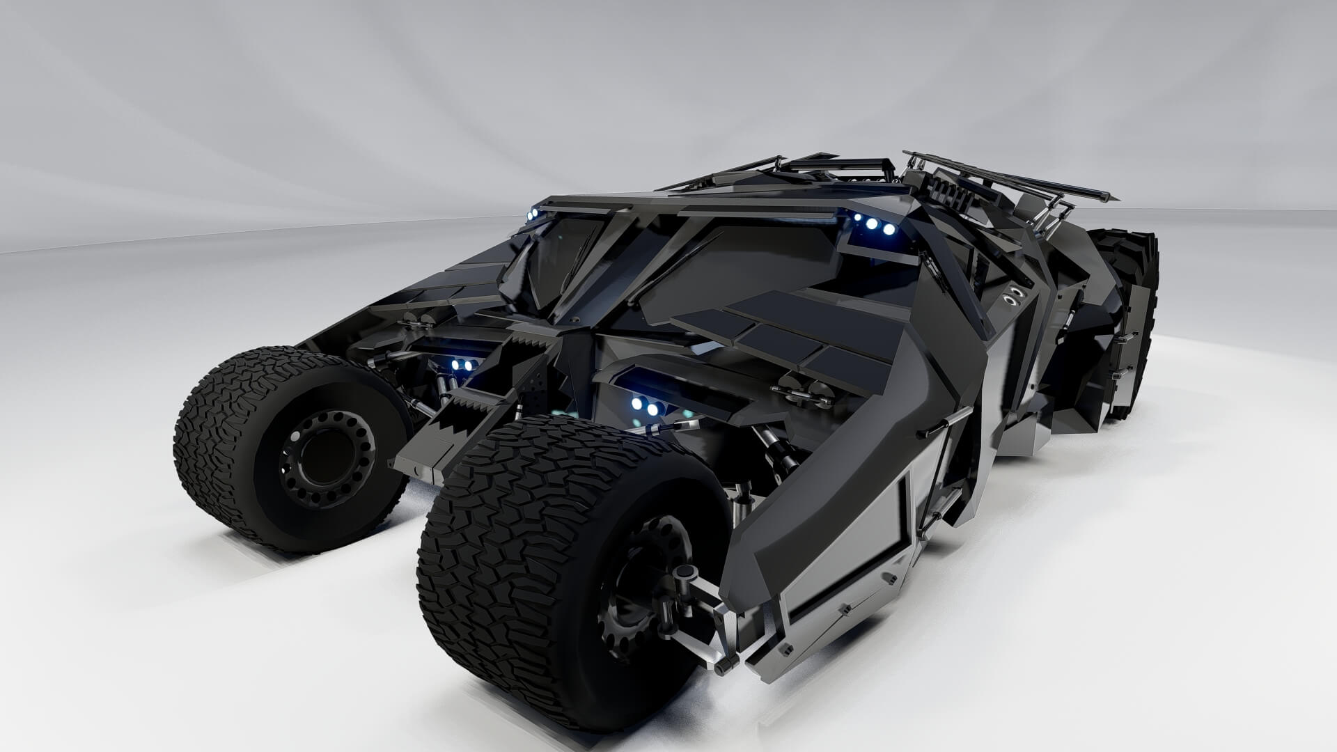 Batmobile 2005 - 3D Model by AlphaGroup