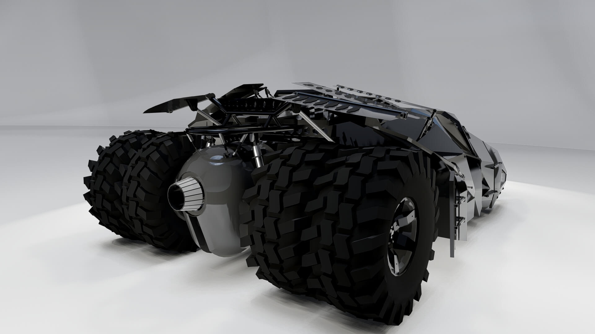 Batmobile 2005 - 3D Model by AlphaGroup