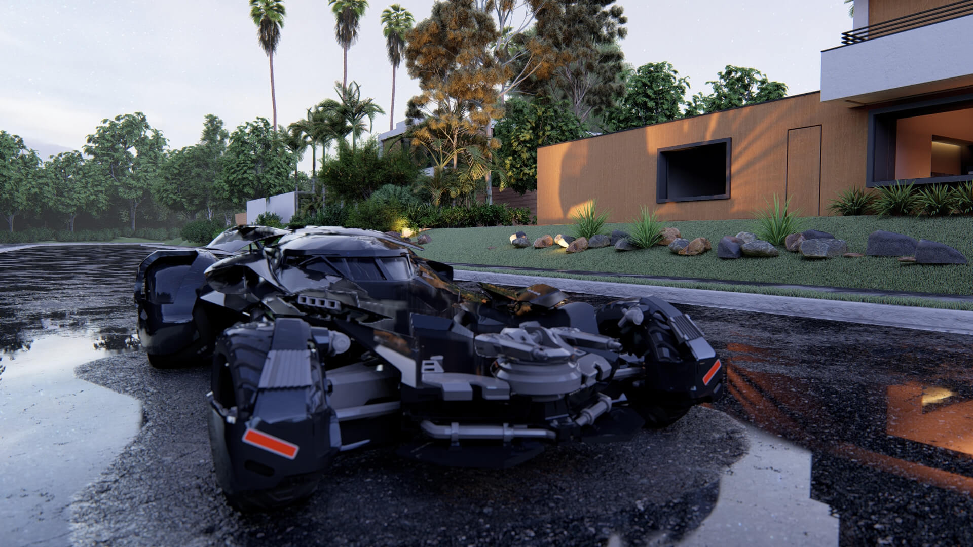 Batmobile Car - 3D Model by AlphaGroup