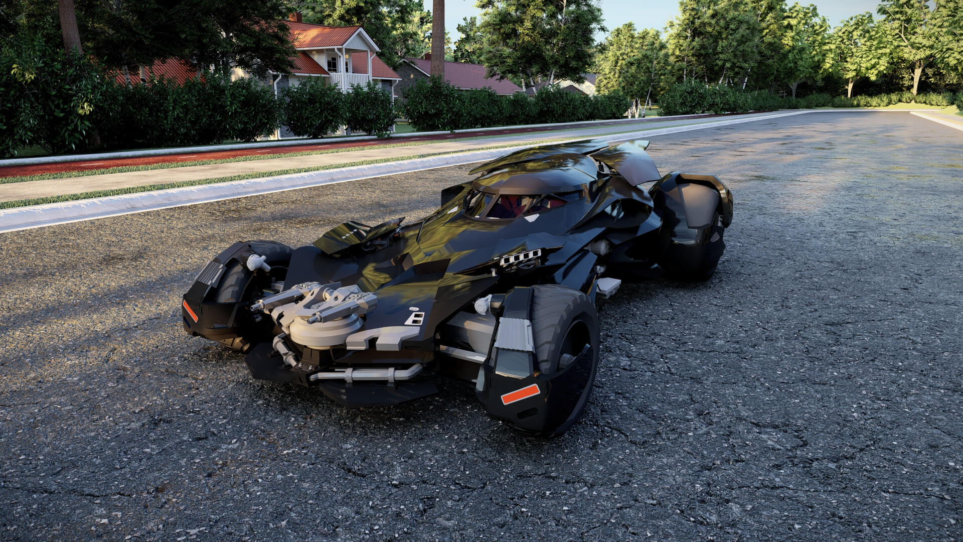 Batmobile Car - 3D Model by AlphaGroup