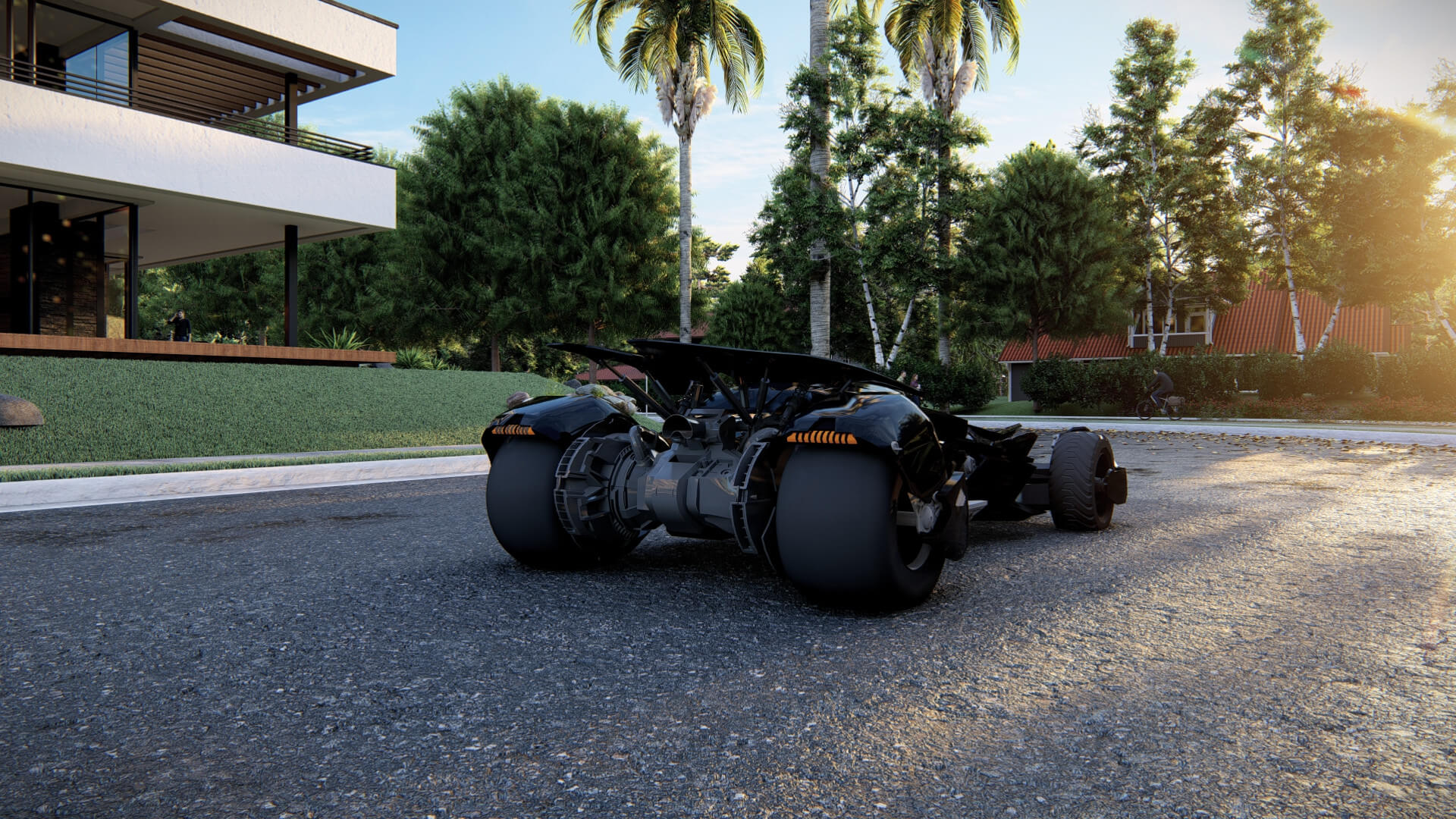 Batmobile Car - 3D Model by AlphaGroup