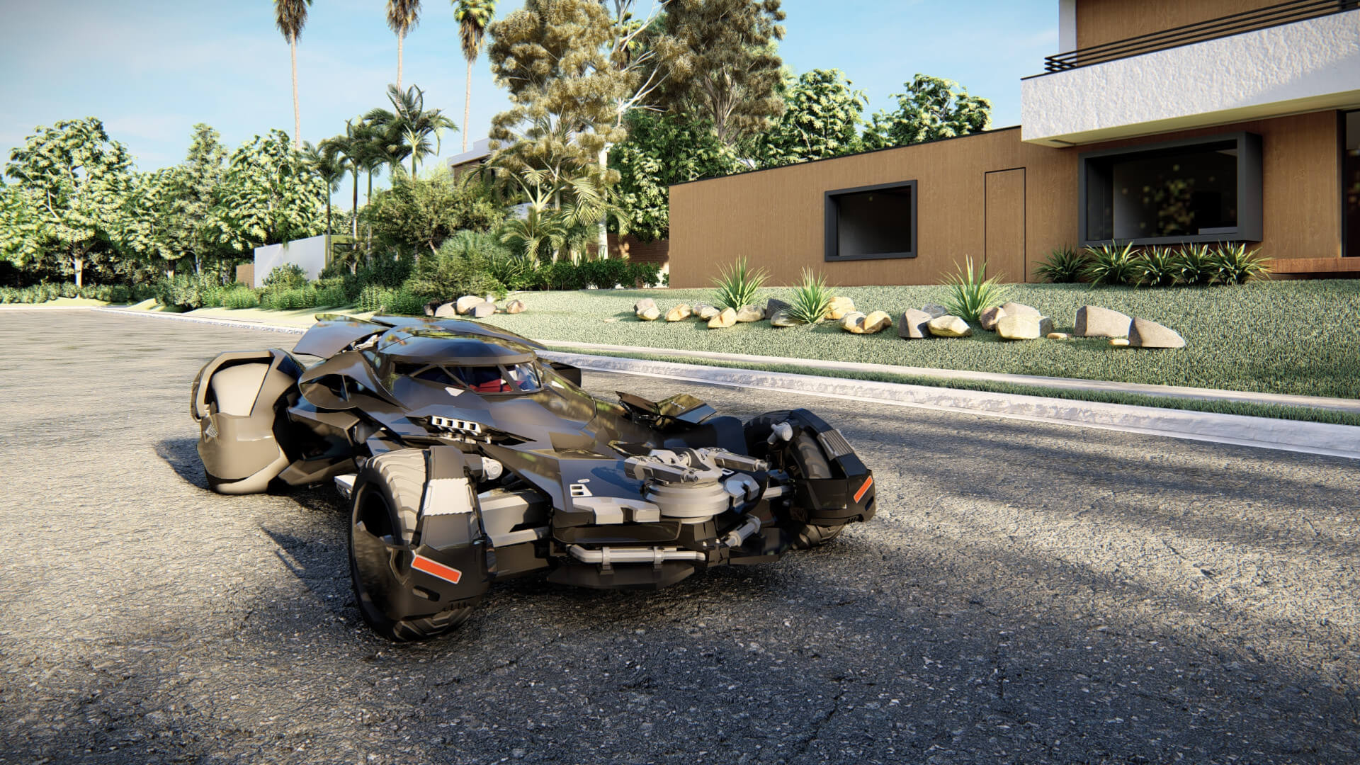 Batmobile Car - 3D Model by AlphaGroup