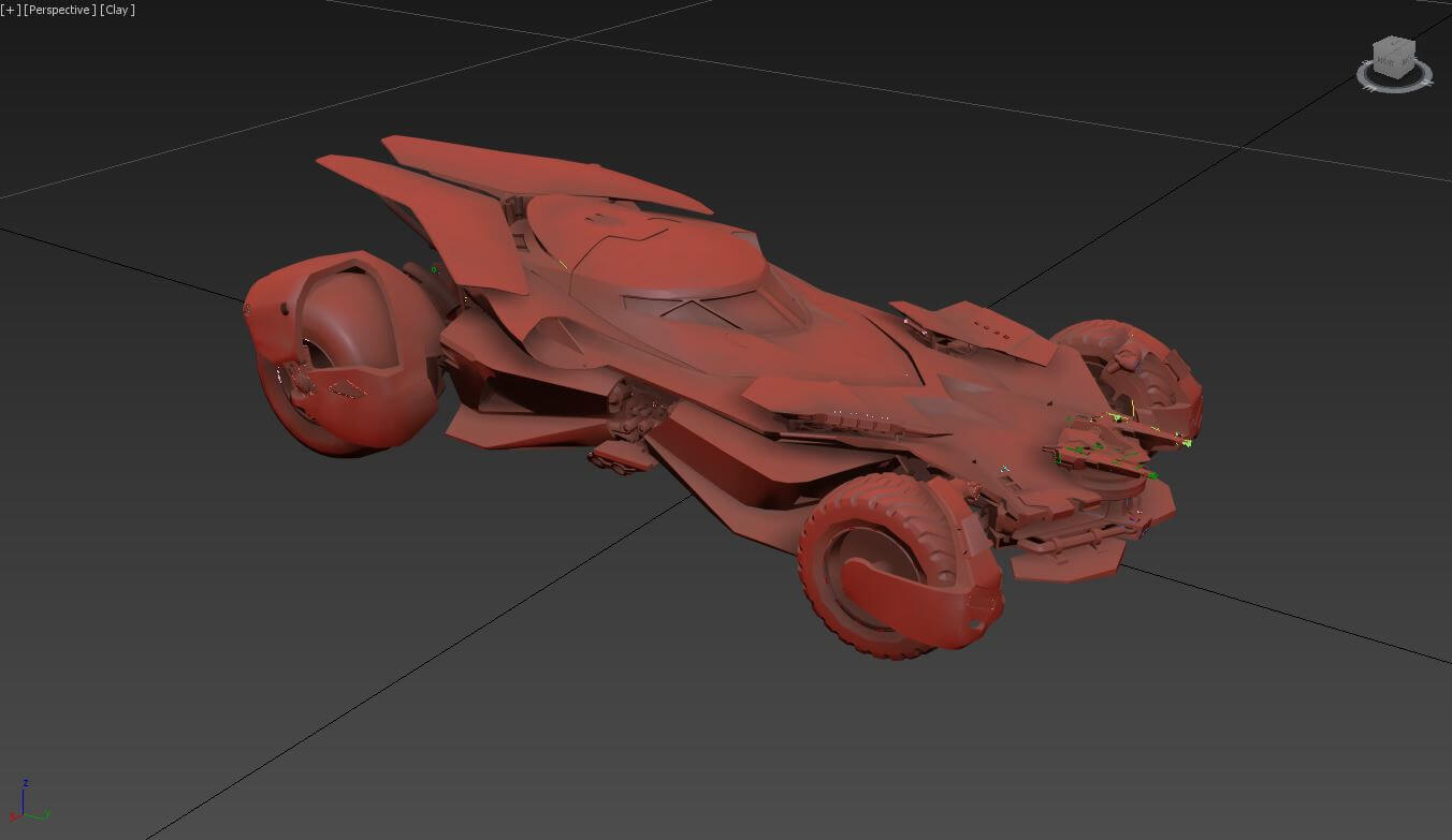 Batmobile Car - 3D Model by AlphaGroup