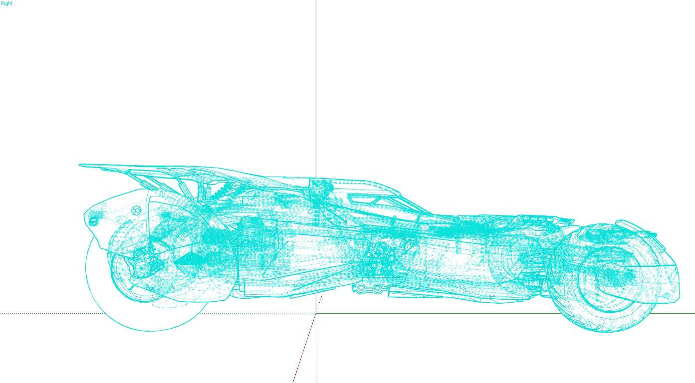 Batmobile Car - 3D Model by AlphaGroup