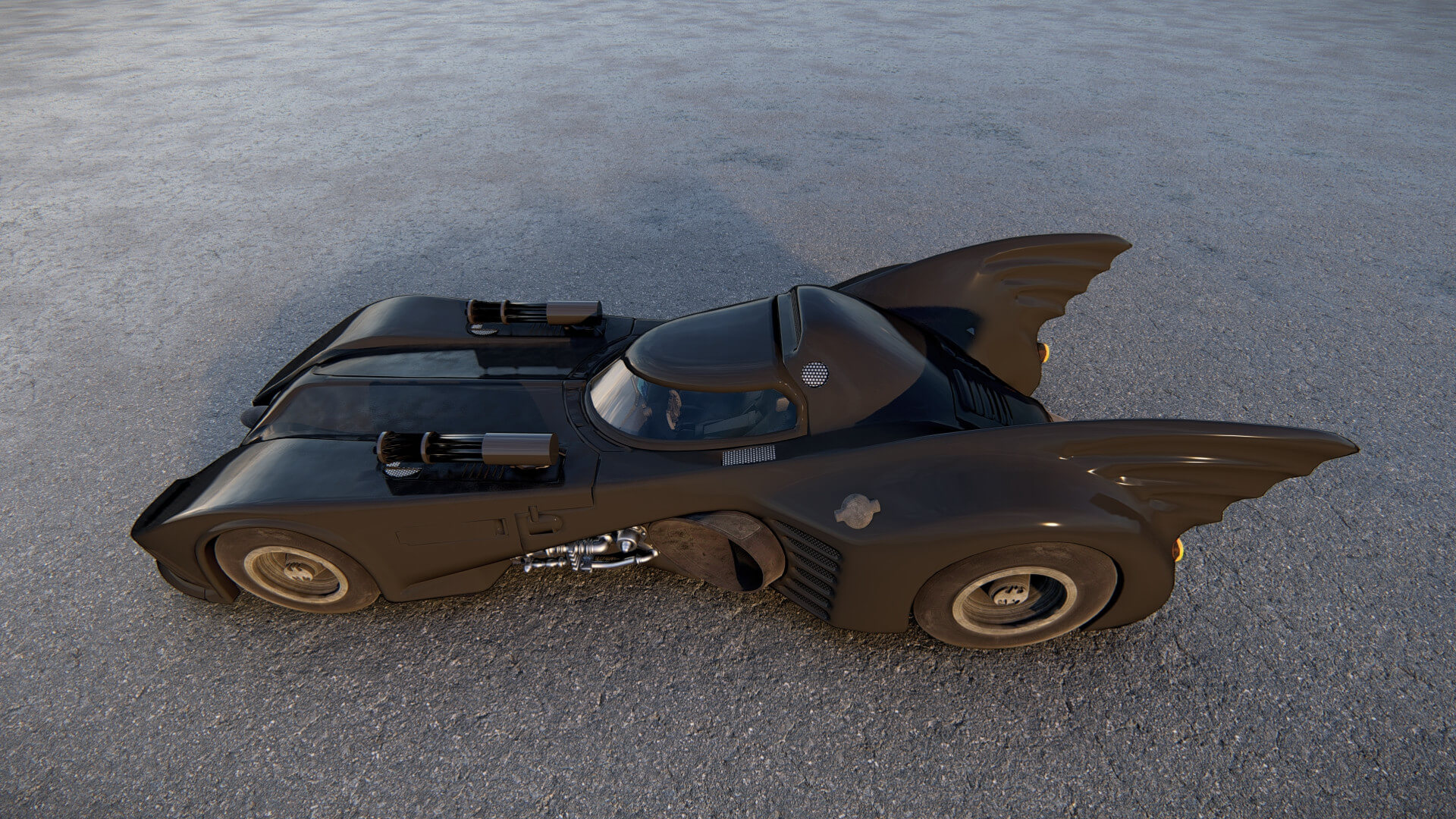 Batmovel 1989 - 3D Model by AlphaGroup