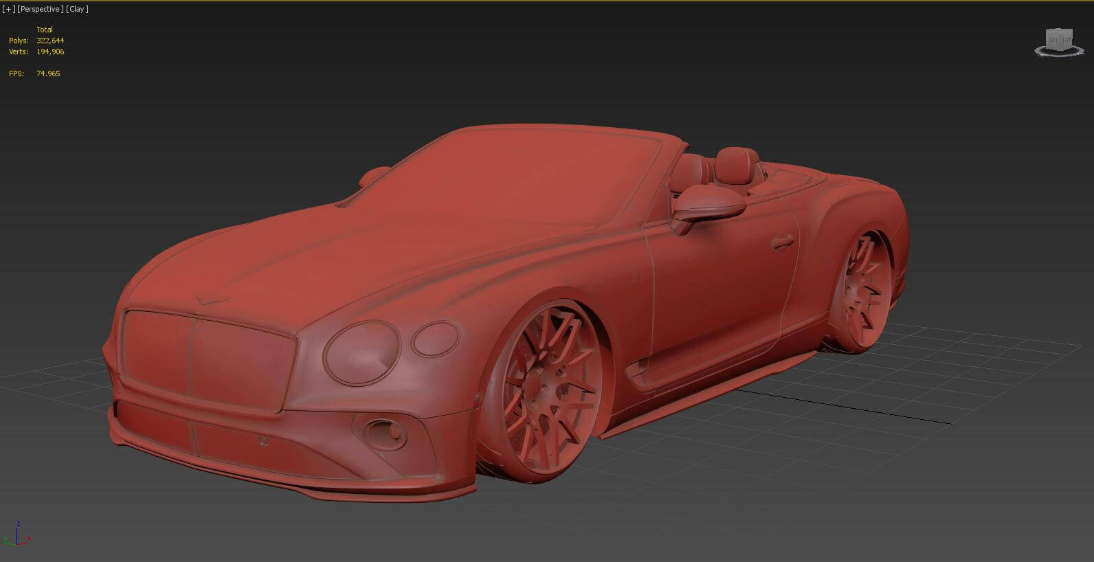 Bentley Continental GT 2 - 3D Model by AlphaGroup