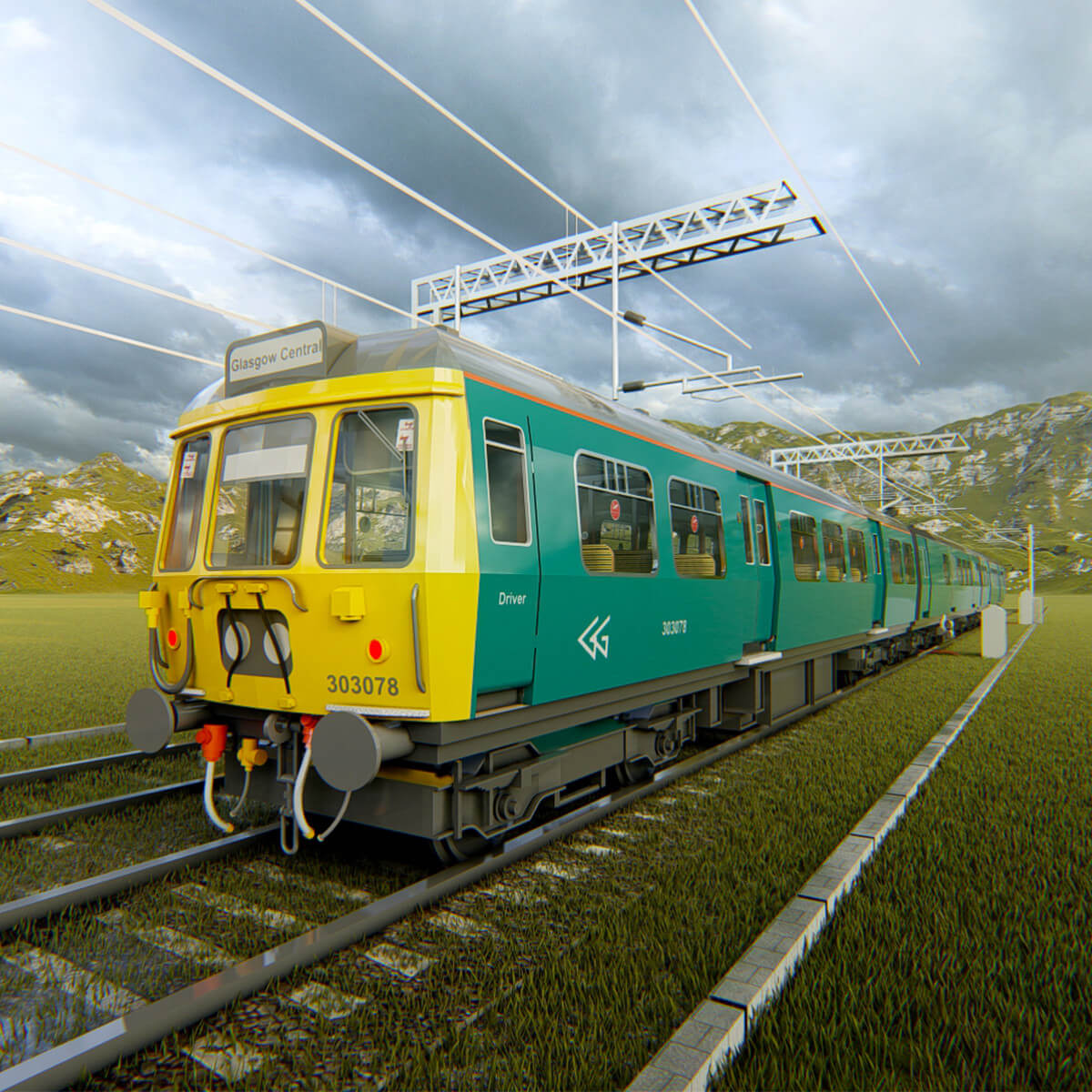 British Rail Class 303 Electric - 3D Model by AlphaGroup