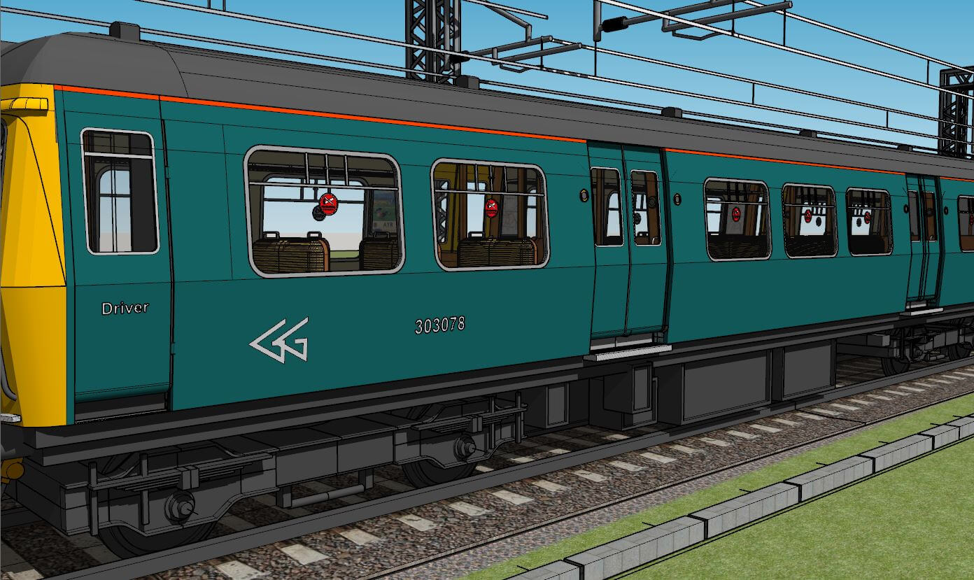 British Rail Class 303 Electric - 3D Model by AlphaGroup