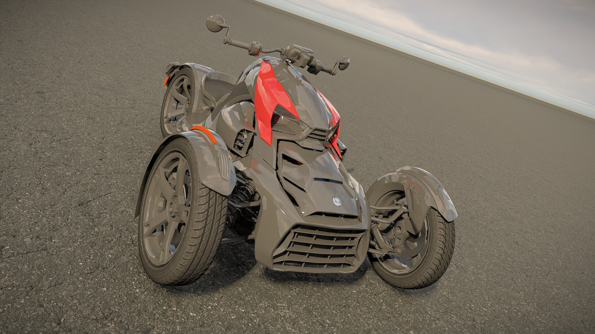 Brp Can Am Ryker - 3D Model by AlphaGroup
