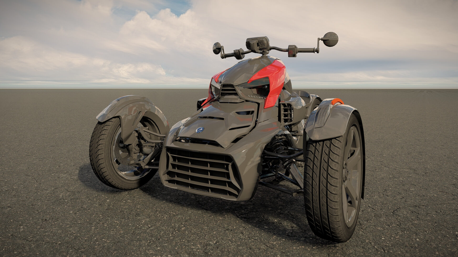 Brp Can Am Ryker - 3D Model by AlphaGroup
