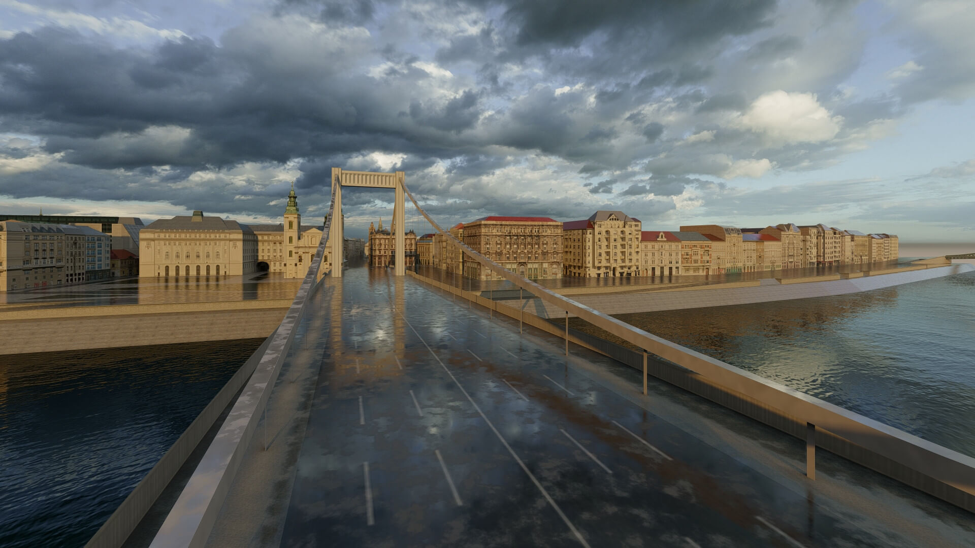 Budapest Hungary - 3D Model by AlphaGroup