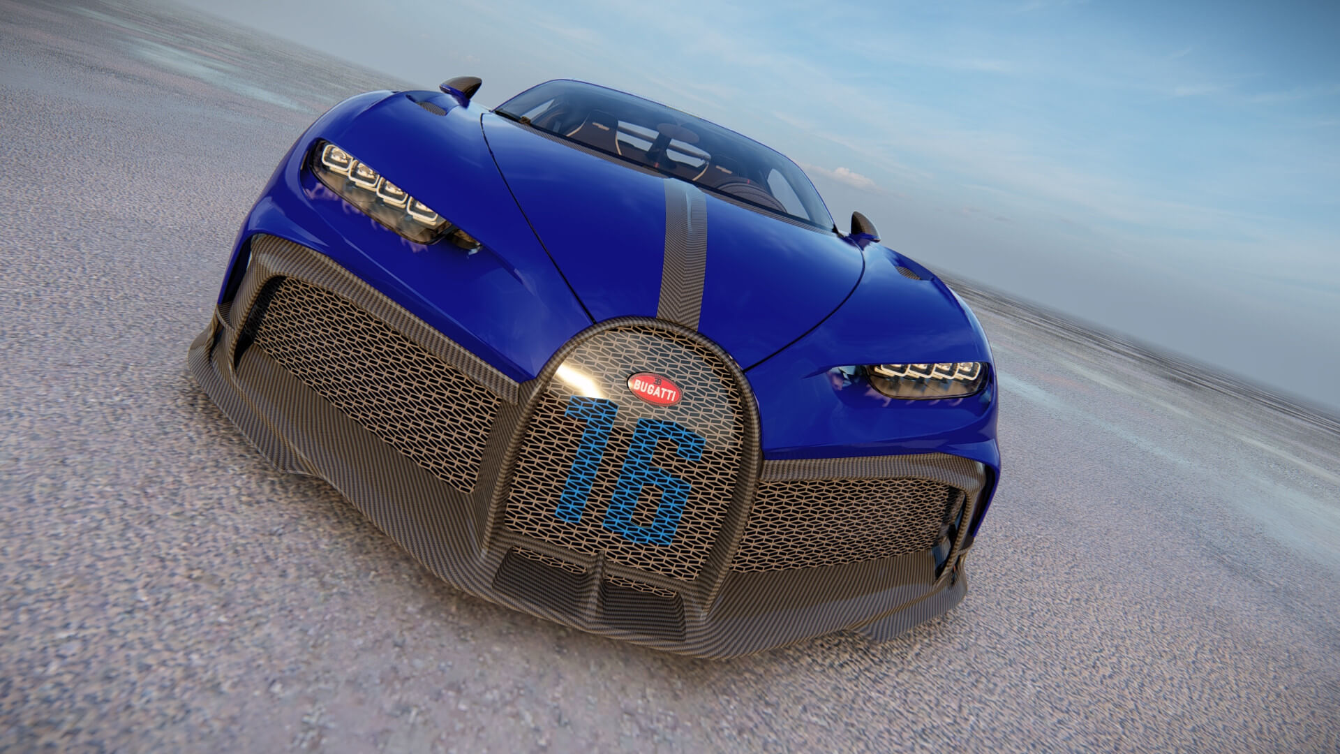 Bugatti Chiron Pur Sport 2022 - 3D Model by AlphaGroup