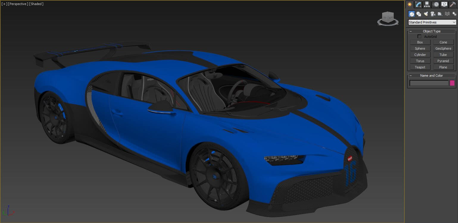 Bugatti Chiron Pur Sport 2022 - 3D Model by AlphaGroup