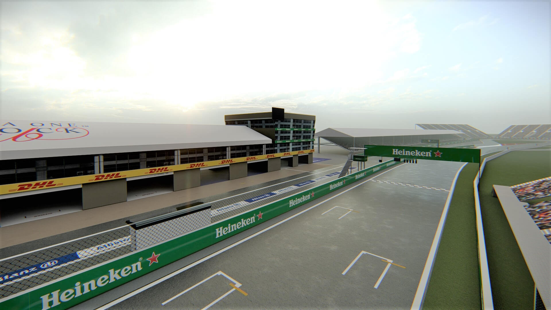 Canadian Montreal F1 Grand Prix - 3D Model by AlphaGroup