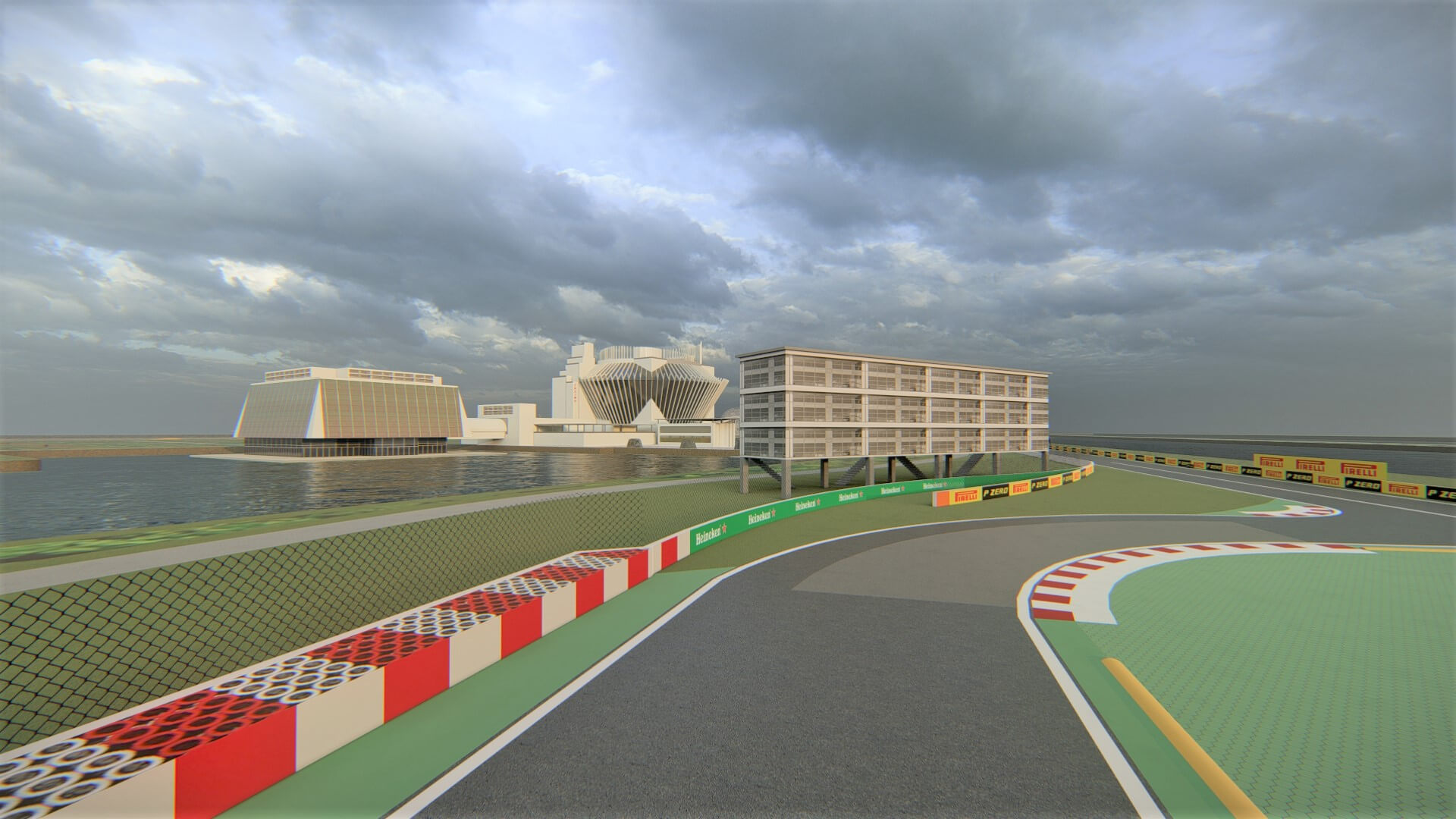 Canadian Montreal F1 Grand Prix - 3D Model by AlphaGroup