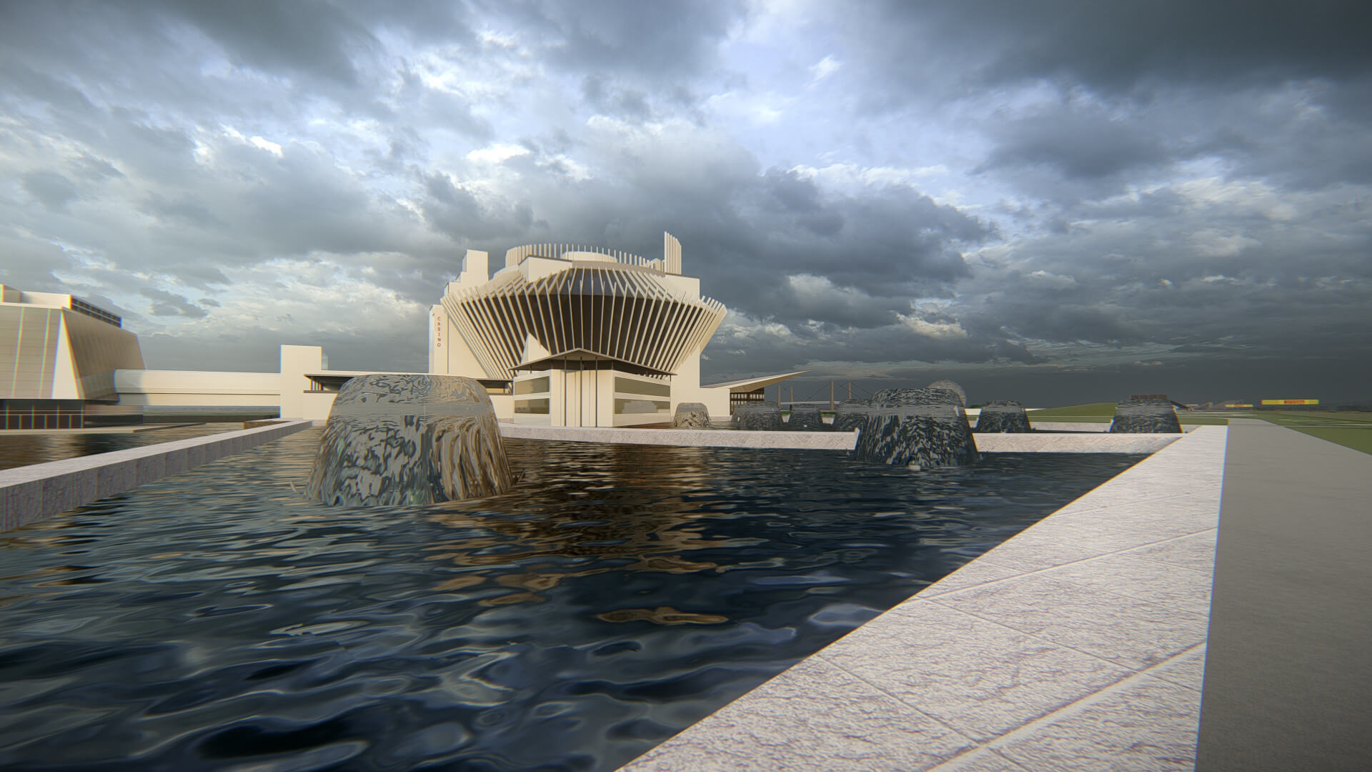 Canadian Montreal F1 Grand Prix - 3D Model by AlphaGroup