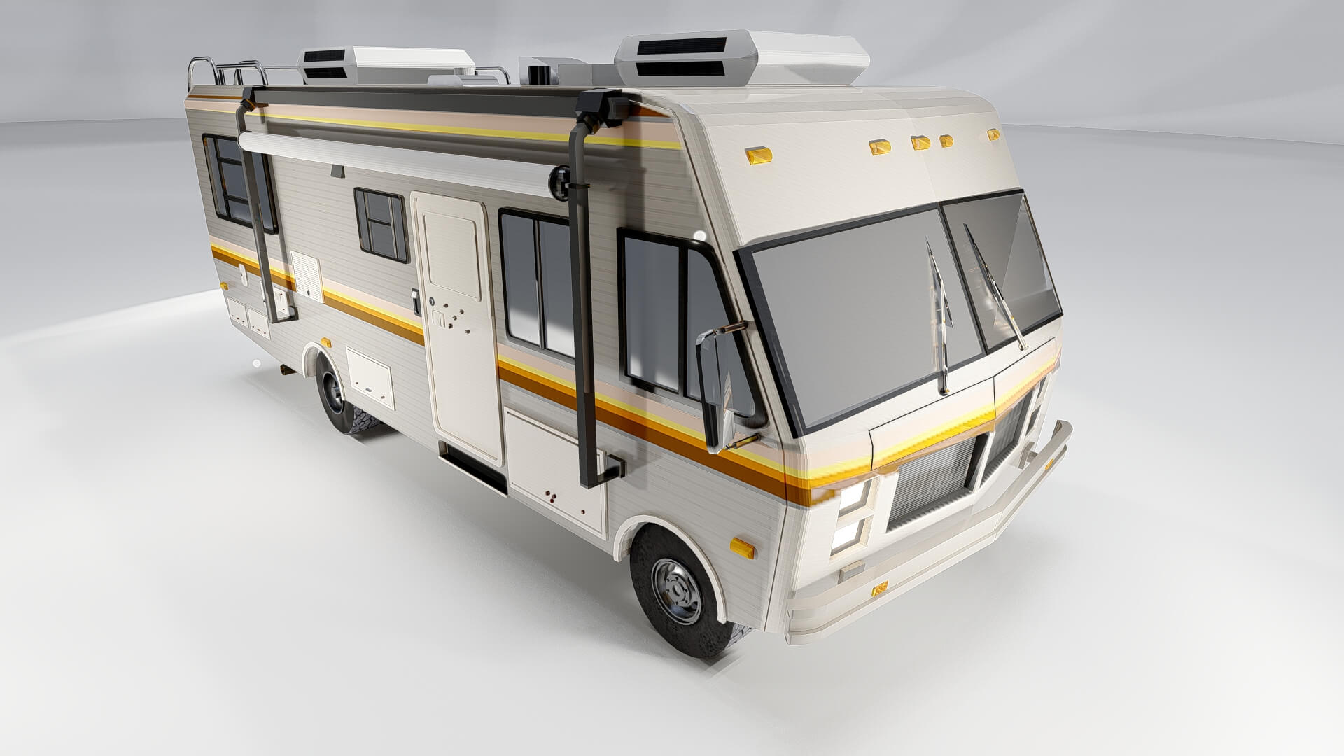 Caravan Truck - 3D Model by AlphaGroup