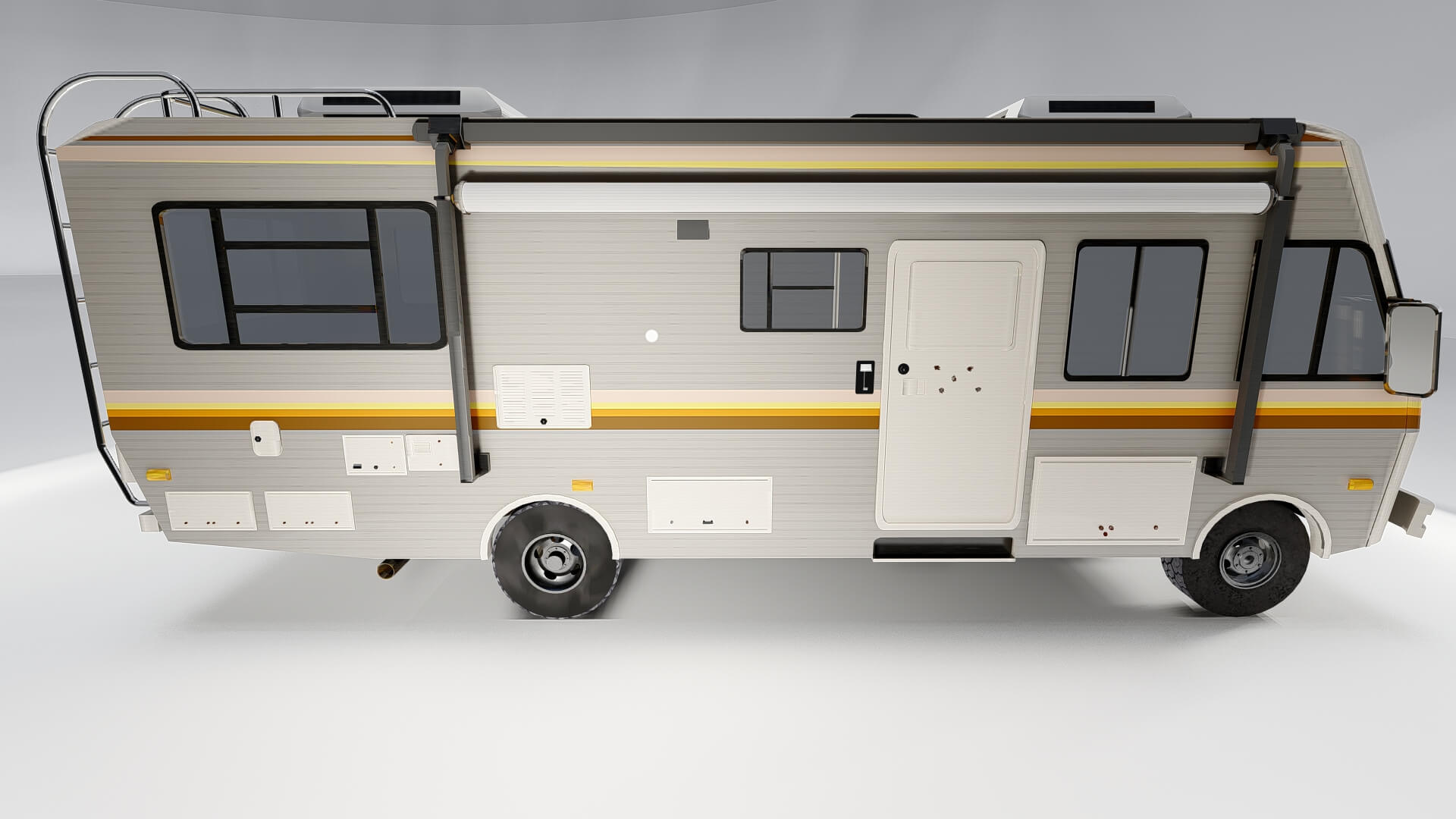 Caravan Truck - 3D Model by AlphaGroup