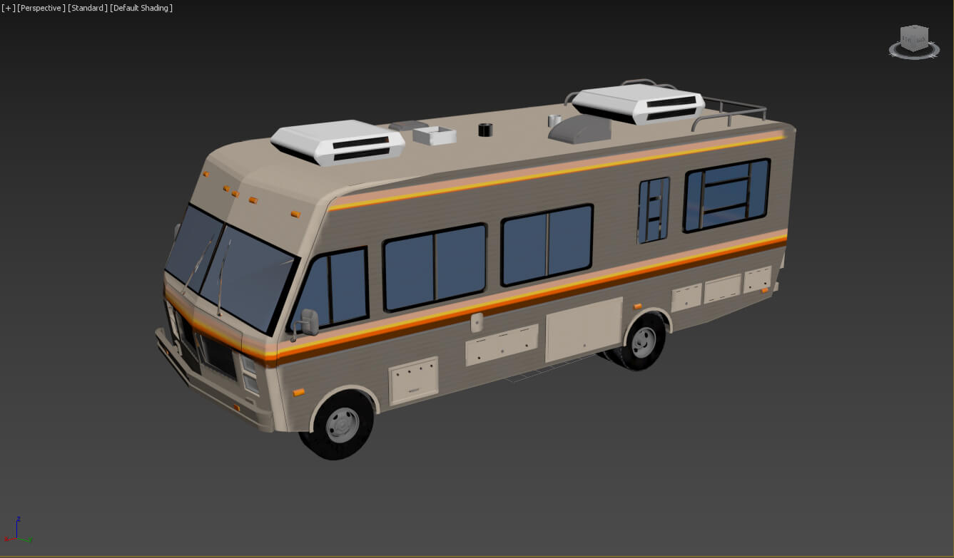Caravan Truck - 3D Model by AlphaGroup