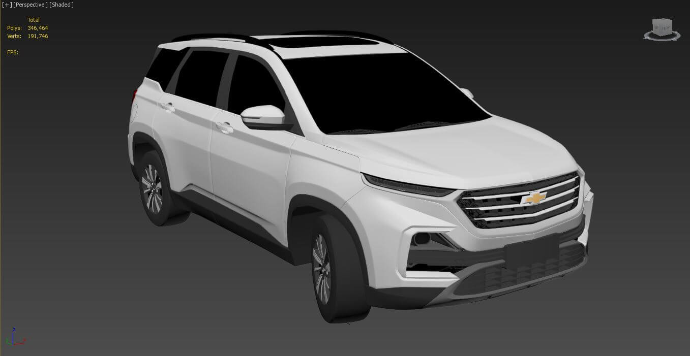 Chevrolet Captiva 2022 - 3D Model by AlphaGroup