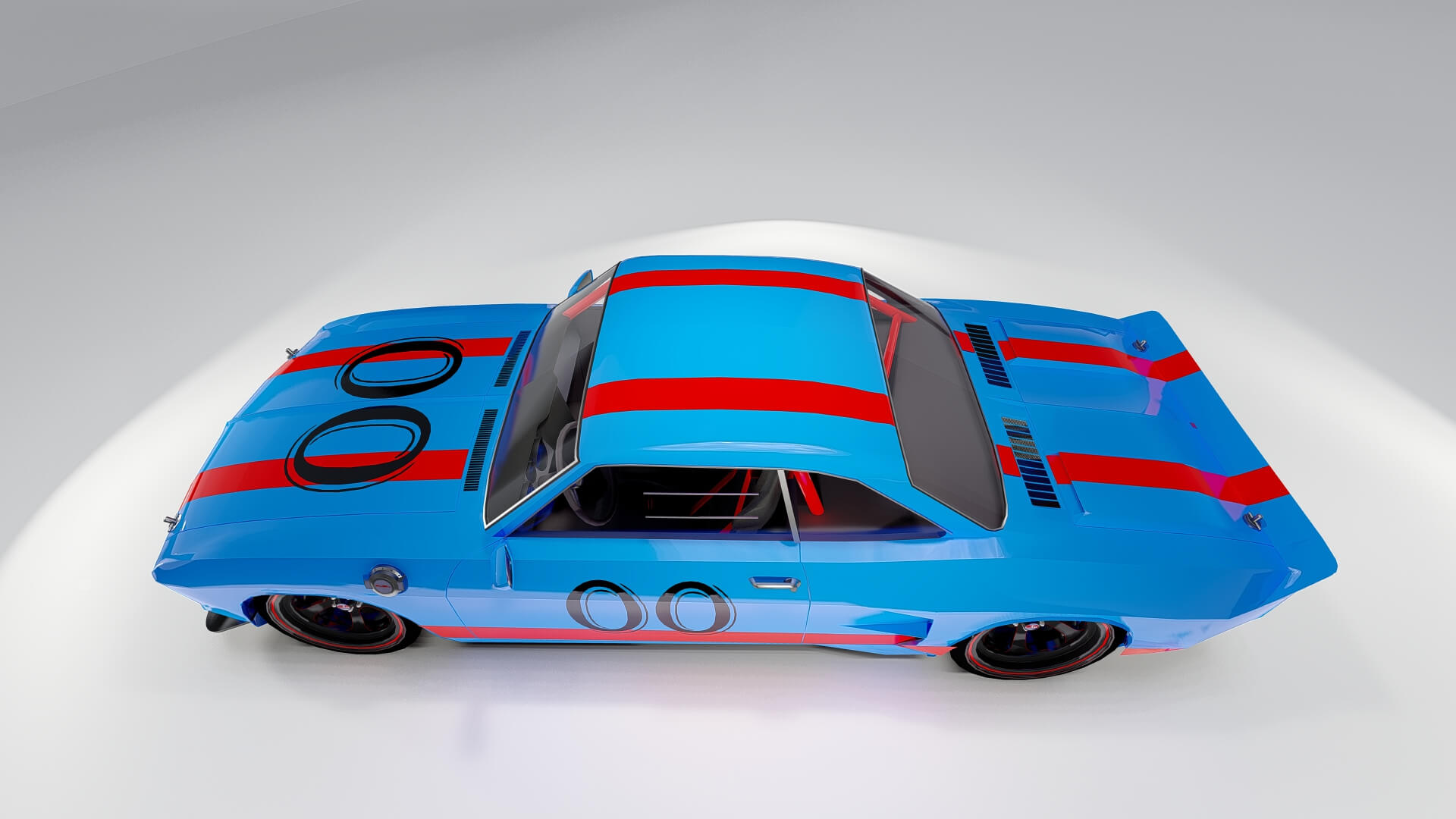 Chevrolet Corvair 1966 Tuned - 3D Model by AlphaGroup