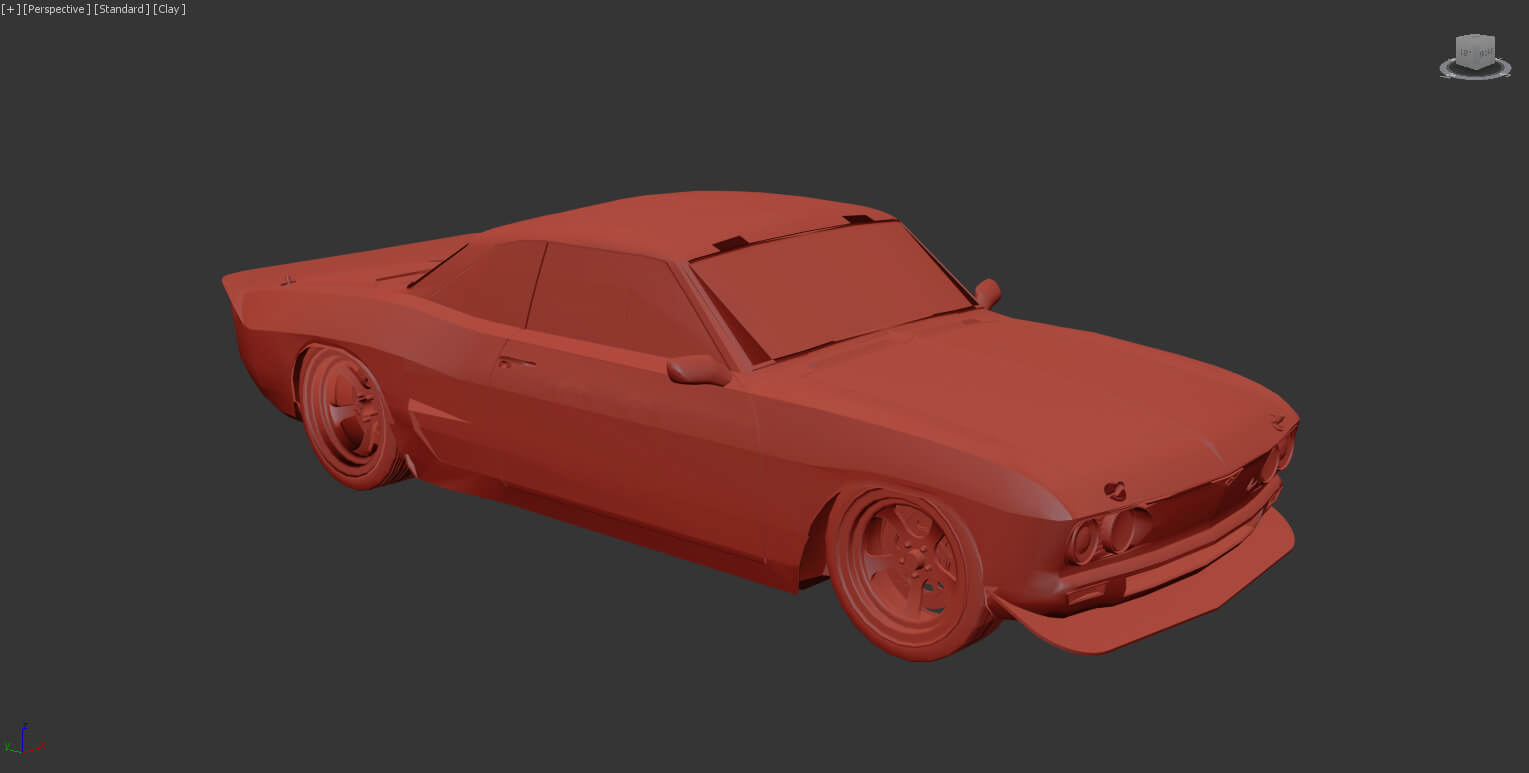 Chevrolet Corvair 1966 Tuned - 3D Model by AlphaGroup