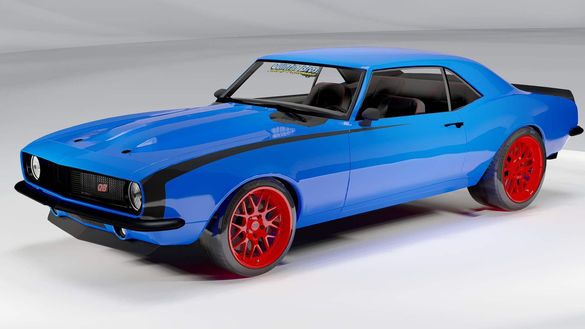 Chevrolet Quintin Brothers Camaro 1968 - 3D Model by AlphaGroup
