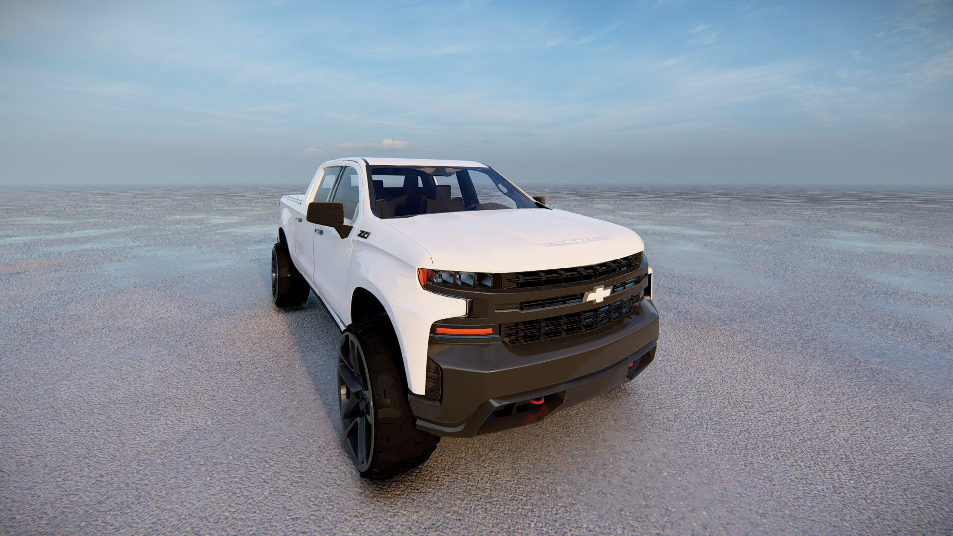 Chevrolet Silverado Trail Boss 2021 - 3D Model by AlphaGroup