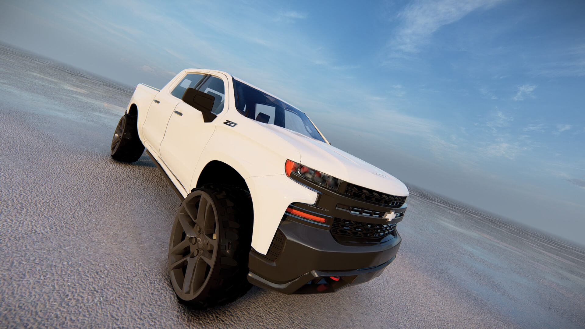 Chevrolet Silverado Trail Boss 2021 - 3D Model by AlphaGroup