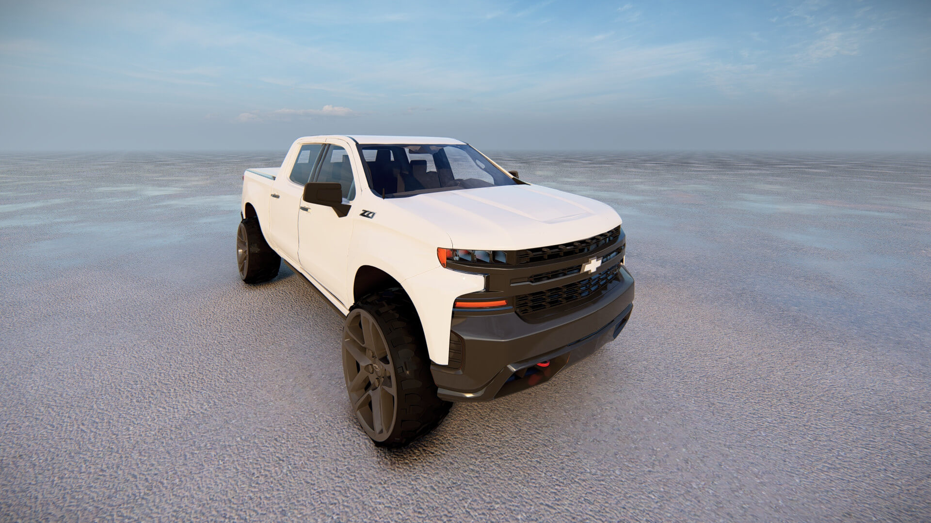 Chevrolet Silverado Trail Boss 2021 - 3D Model by AlphaGroup