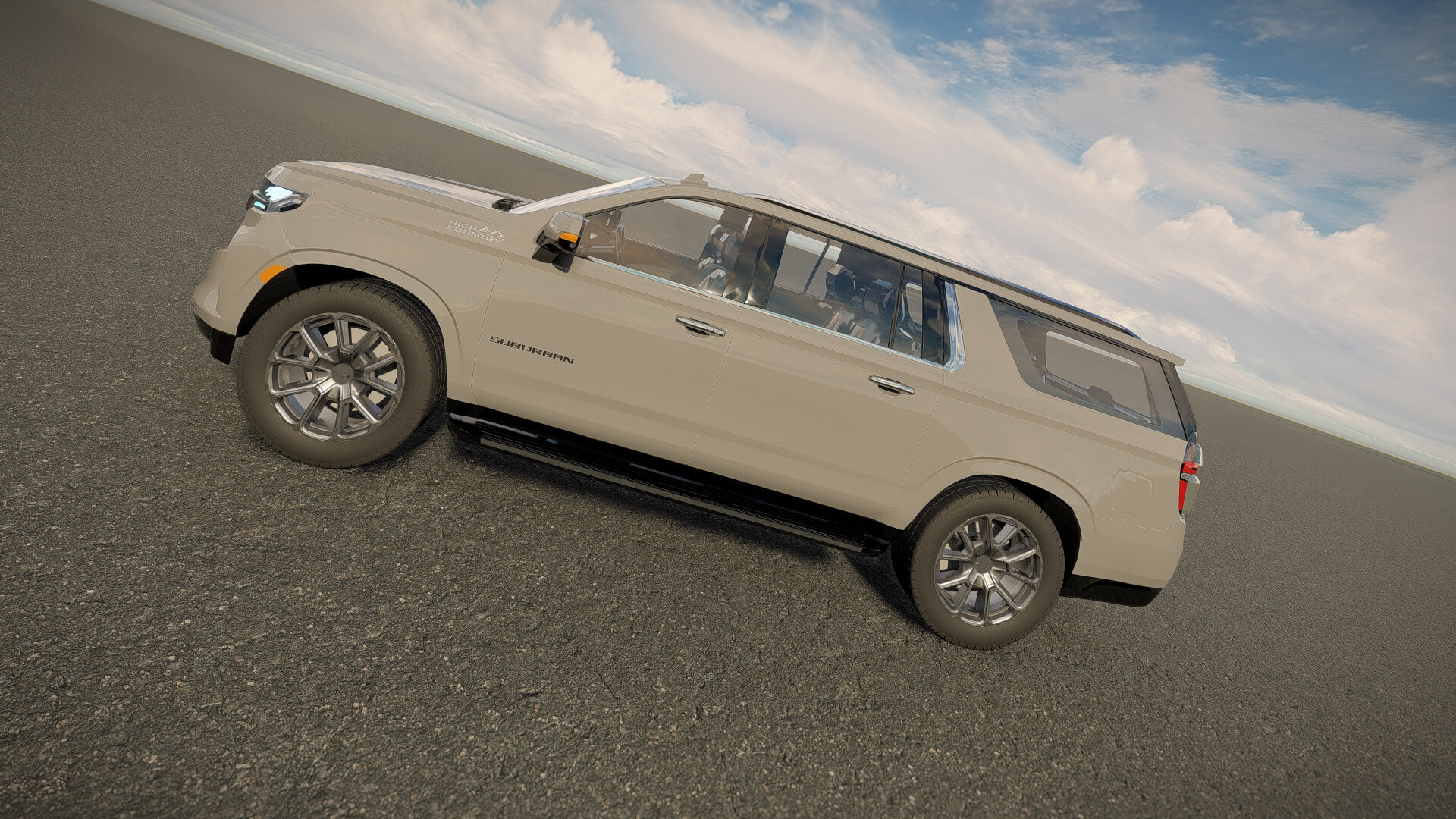 Chevrolet Suburban 2022 - 3D Model by AlphaGroup