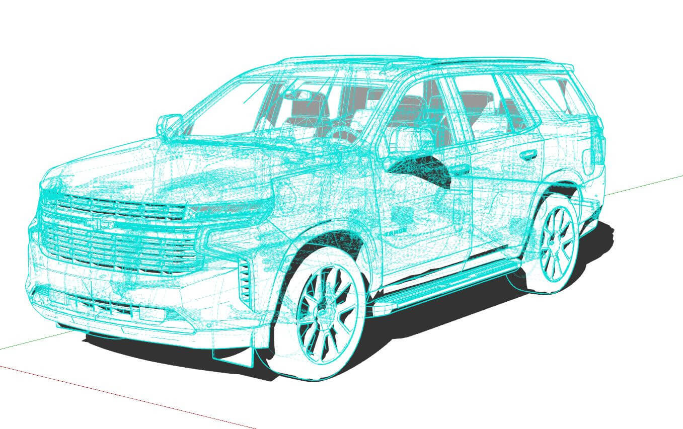 Chevrolet Tahoe 2022 - 3D Model by AlphaGroup
